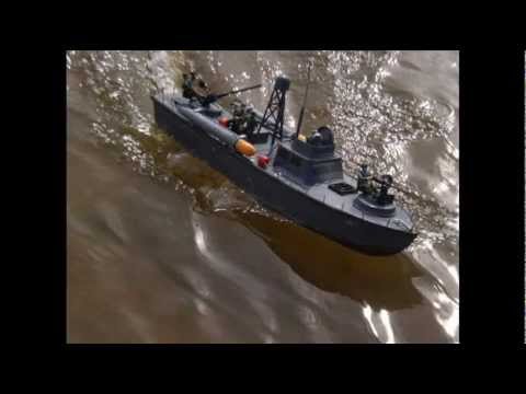 WORLD FIRST TORPEDO LAUNCH FROM A CORROPLAST PT BOAT !!