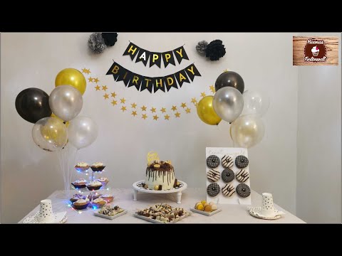 Birthday table dekoration ideas | Geburtstag deko Ideen | how to decorate table for birthday party
