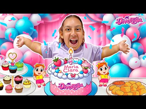 História Engraçada de Mistério de Aniversário da Maria Clara - MC Divertida