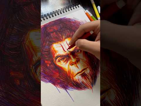 Using only 15/- sketch pens #thebhimsenart #art #drawing #sketch #artist #art #sketching