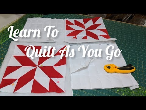 Learn To Quilt As You Go UPDATED VIDEO Link in description