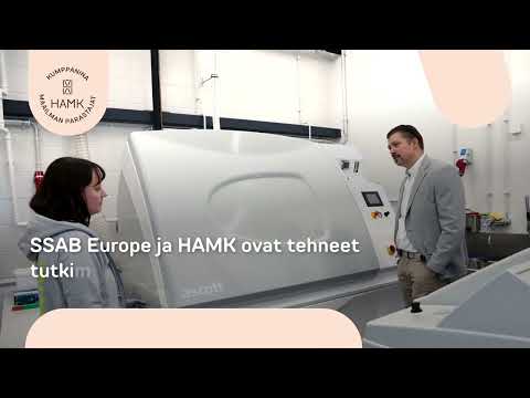 “Fossiilivapaa teräs tulee olemaan iso juttu” | HAMK & SSAB Europe