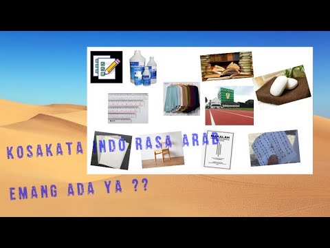 50 Kosakata Indonesia serapan dari bahasa Arab