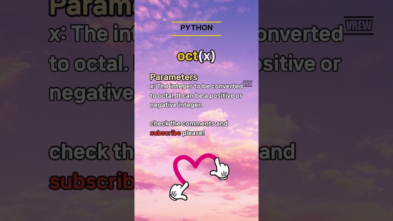 oct function of Python #quiz #python #pythontutorial #pythonlearning #pythonprogramming #python3
