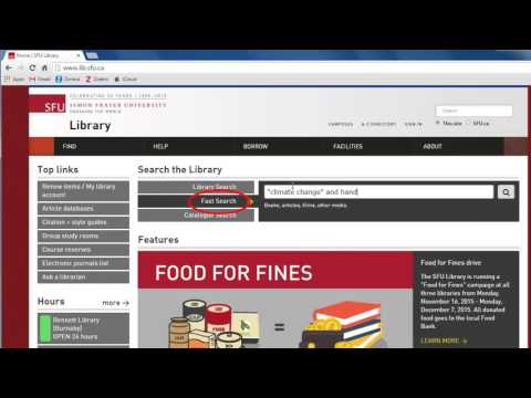Finding Reference Sources: Where to Look