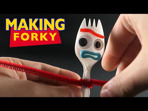 Making Forky - Toy Story 4