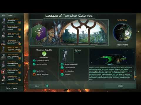 Stellaris my list of current custom empires