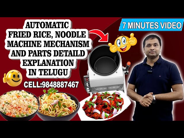 Fried Rice Noodles Machine - Commercial Intelligent Electric Automatic ...