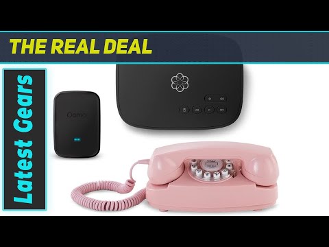 Ooma Telo Air 2 with Retro Princess Phone Bundle - Best Home Phone Service with a Nostalgic
