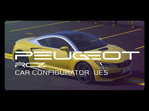 PEUGEOT RCZ – Real Time Car Configurator | Unreal Engine | Virtual Product presentation