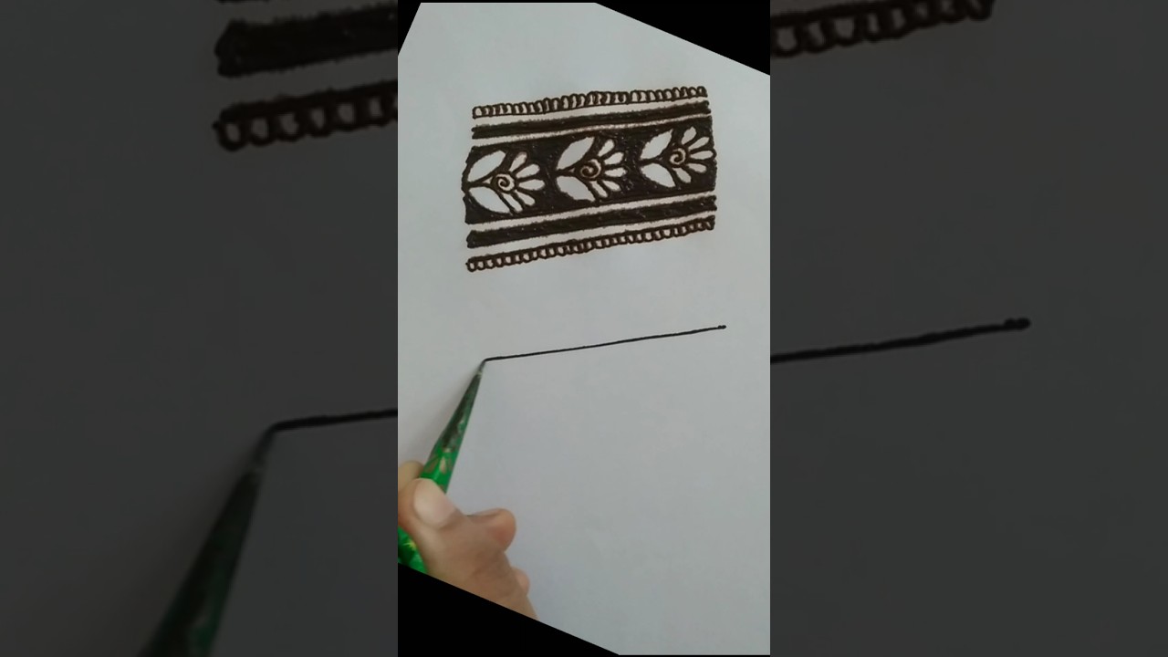 Basic Mehandi Designs for beginners #mehndi #creativehenna #art