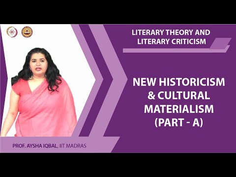 New Historicism and Cultural Materialism - Part A