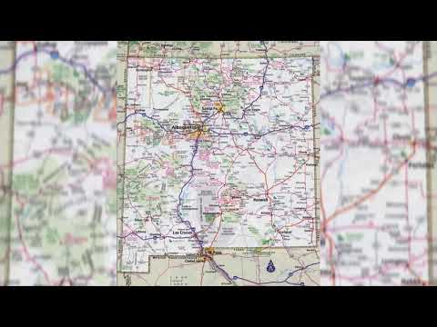map of New Mexico