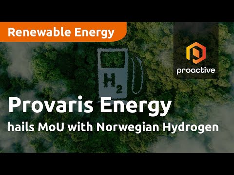 Provaris Energy hails MoU with Norwegian Hydrogen