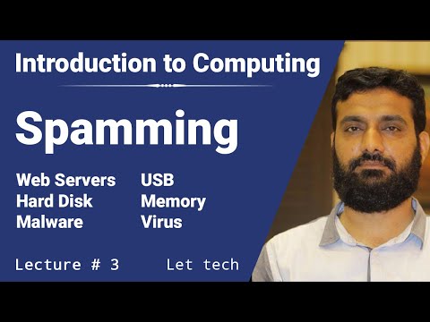 Introduction to Spam, Web Servers, SSD, CD, Malware in Urdu | Introduction to computing in Urdu