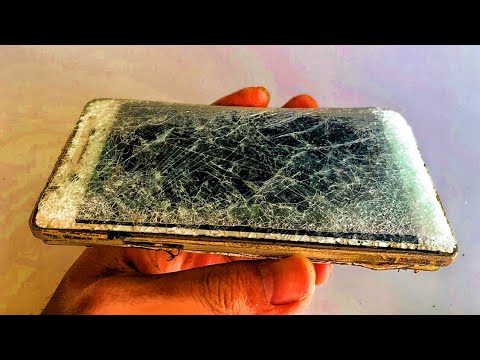 Restoration the OPPO NEO 7 smartphone destroyed in a large fire | Restore destroyed OPPO phones