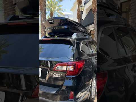 THULE Motion XT Rooftop Cargo Carrier #rei #subaru 2015 Outback @thule @Subaru @rei