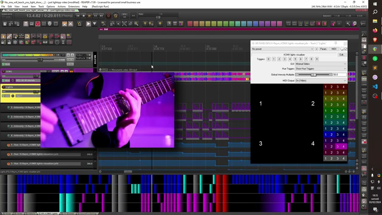Tutorial: Light Shows from REAPER with Custom JSFX / ExtremRaym