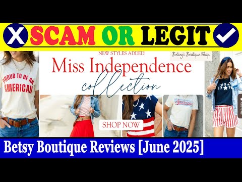Betsy Boutique Reviews (June 2025) - Is This An Authentic Website Find Out! | Scam Inspecter