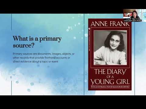 How To Tuesday: Primary Sources Virtual Workshop