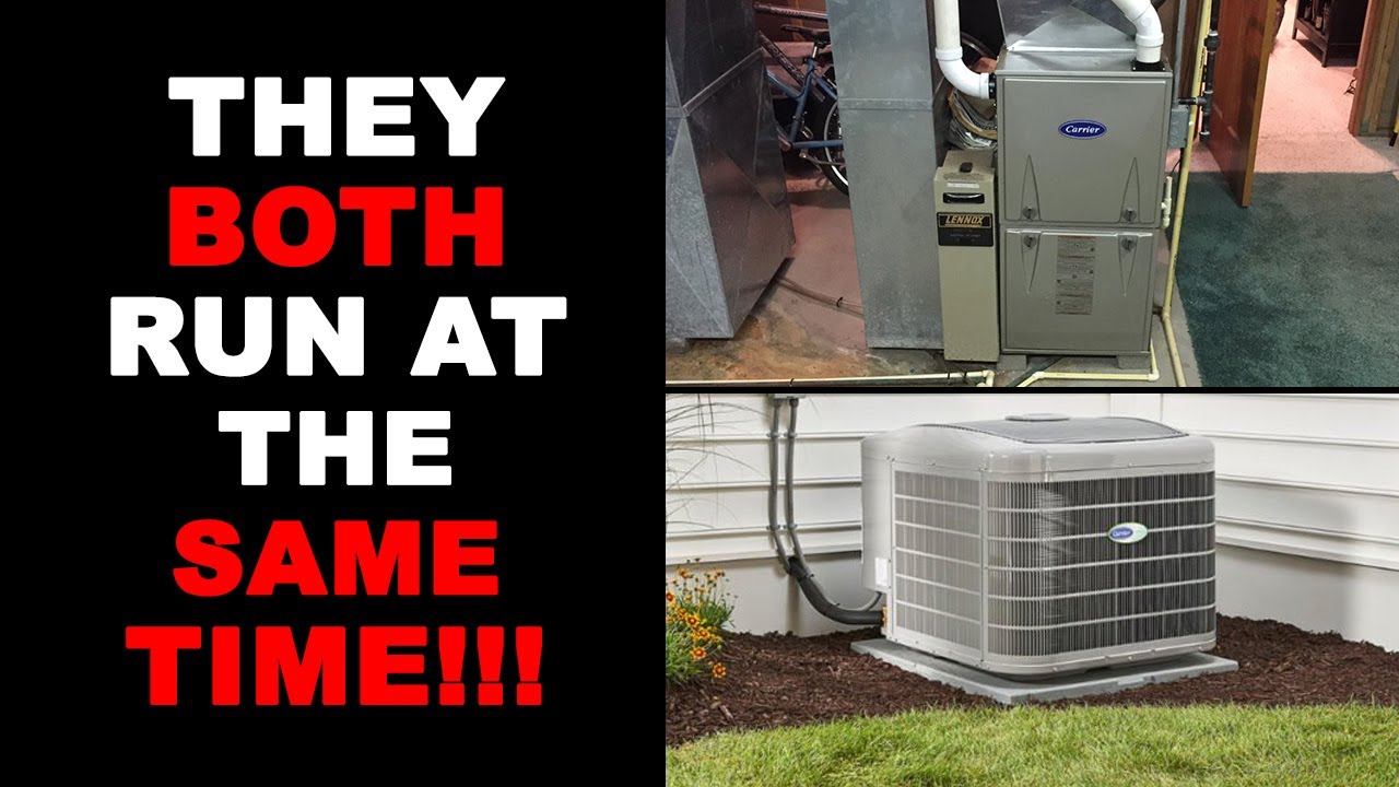 Heat and Cooling Running at the Same Time