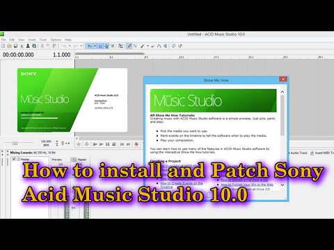 Download and Watch How to install and Patch Sony Acid Music Studio 10.0 by Gabbyproscra