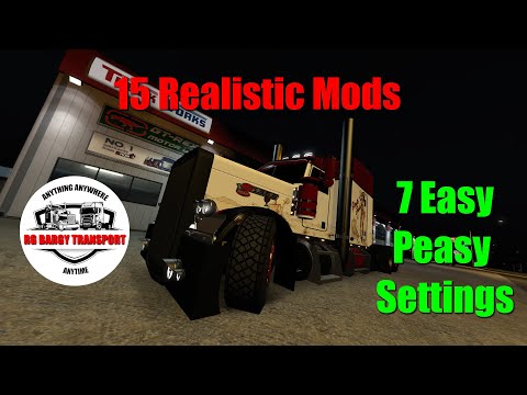 15 Best Realistic Mods V1.51 Update - American Truck Simulator