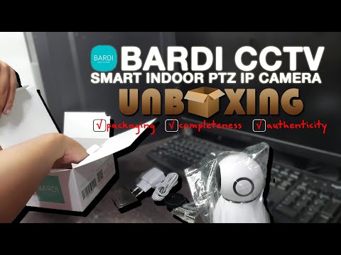 INSIDE THE BOX BARDI Smart Indoor PTZ IP Camera CCTV Wifi IoT Home Automation