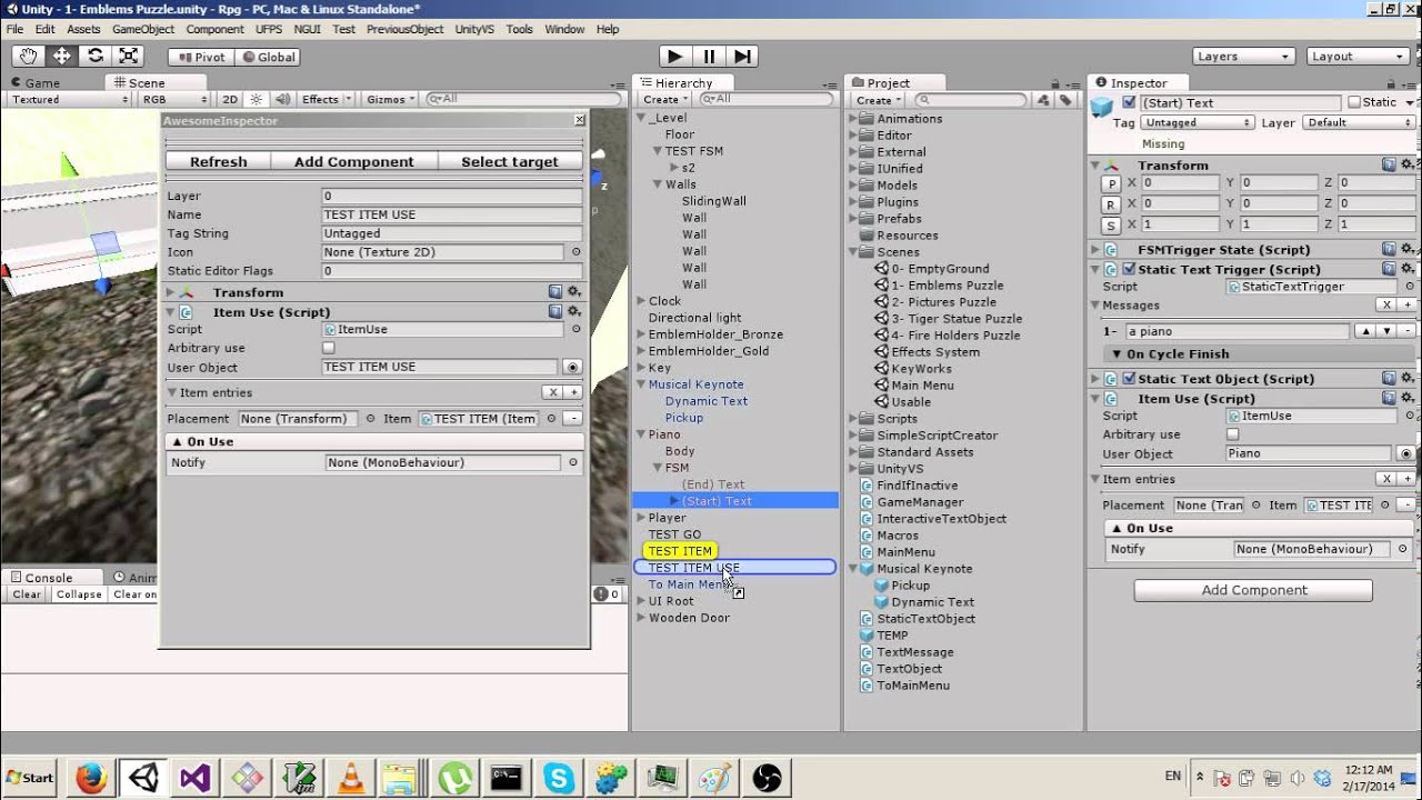 Unity3D - Draggable/Droppable Object field