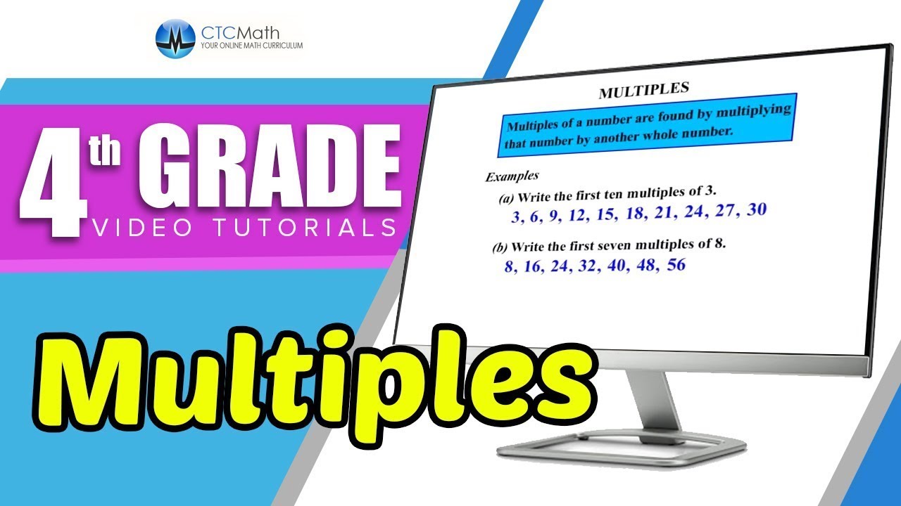 4th Grade Math Tutorials: Multiples