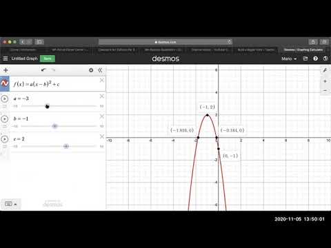 9th Desmos Quadratic