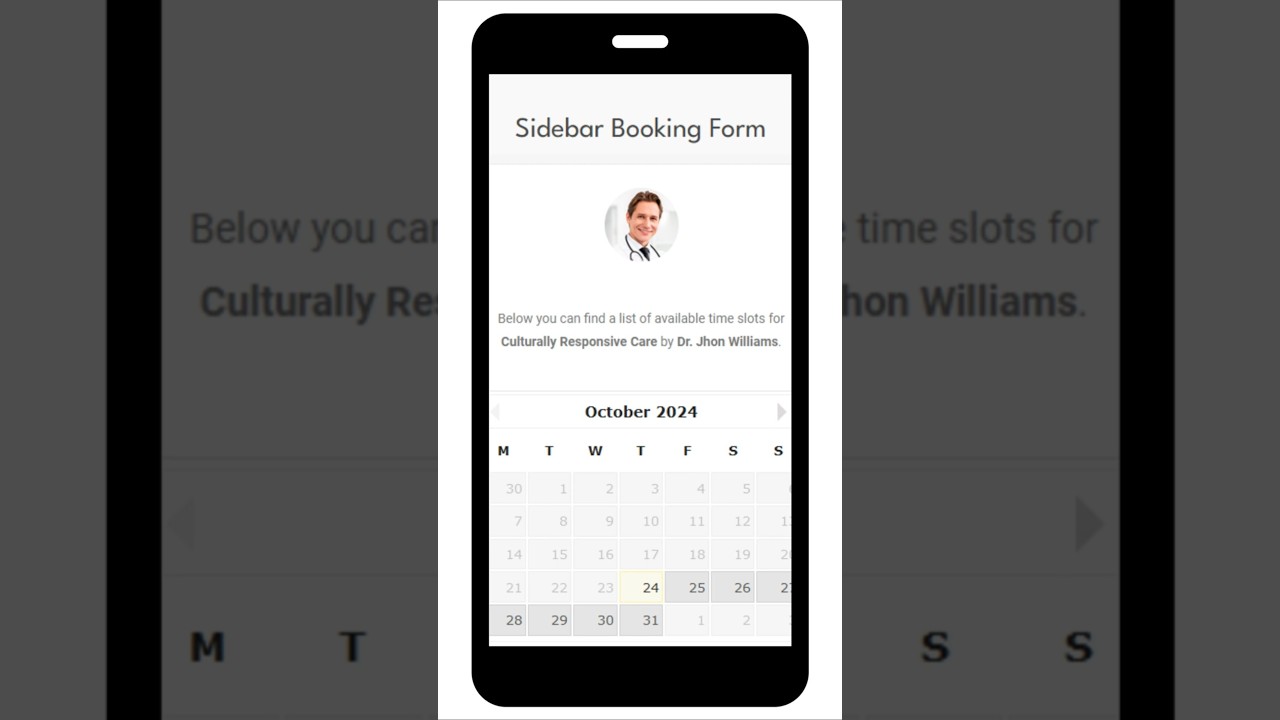 Siderbar booking form #wordpress #plugin