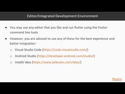 Learn Learning Dart – Build Your First App with Flutter The Course Overview | packtpub com ...