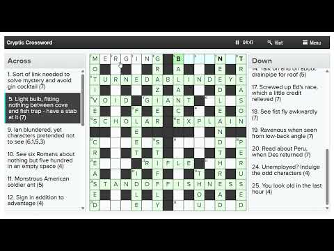 Lovatts Daily Cryptic Crossword - 20 June, 2025 #crypticcrossword #crossword #classicpuzzles