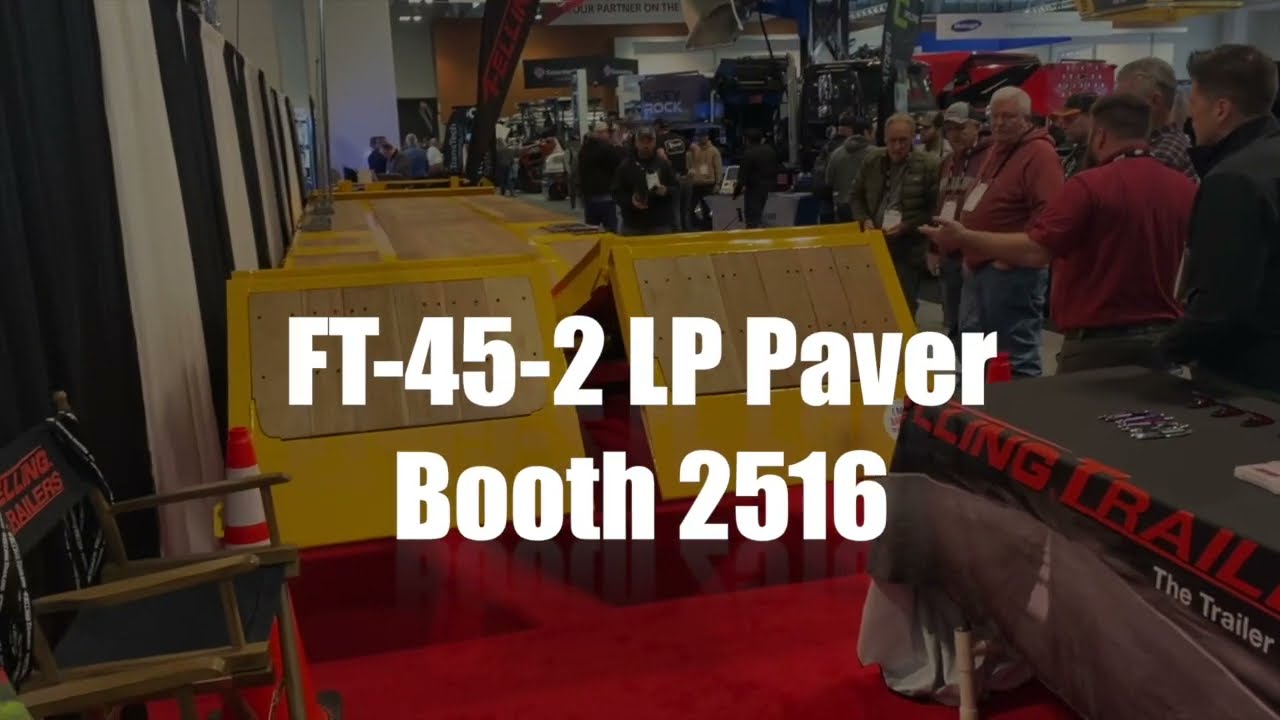 Felling Trailers World of Asphalt 2024 FT-45-2 LP Paver
