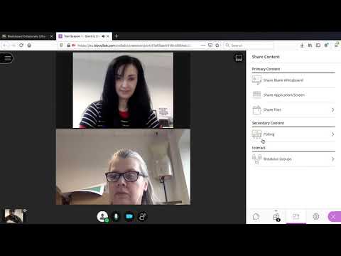 How to start a session on Blackboard Collaborate Ultra