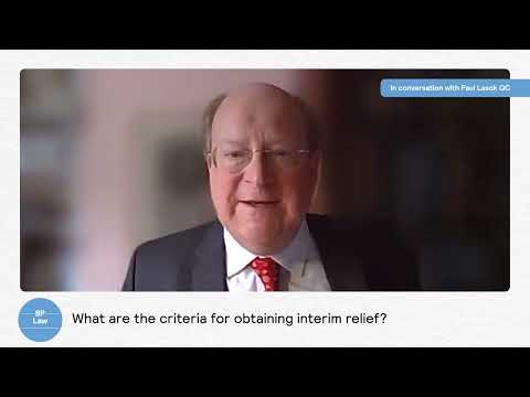 What are the criteria for obtaining interim relief?