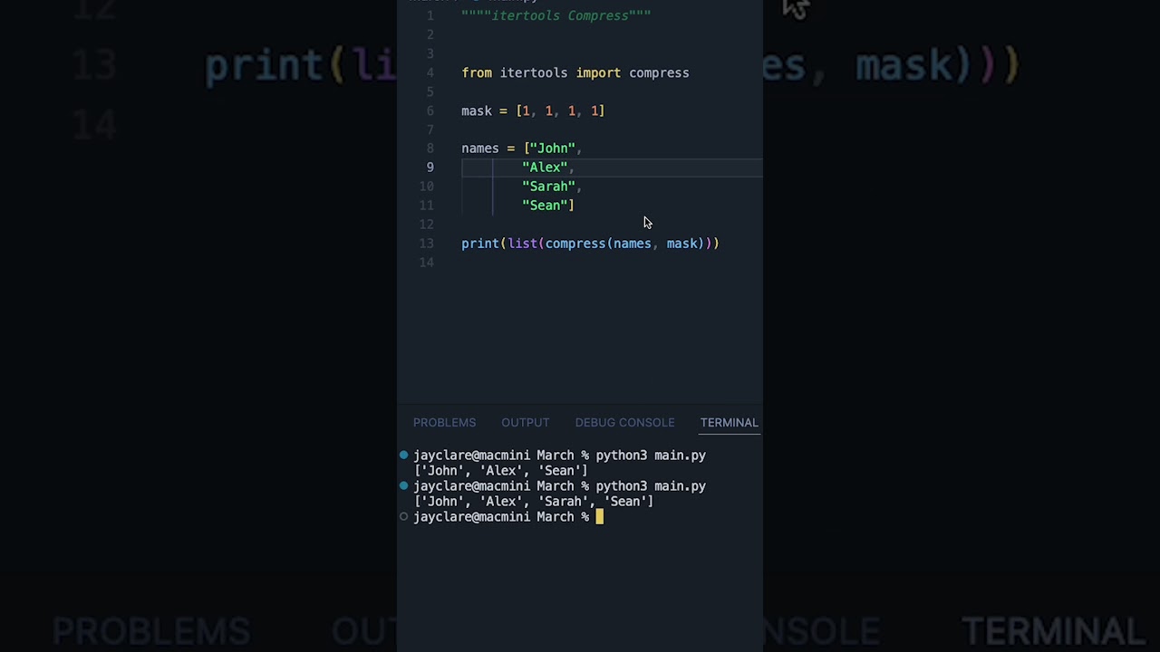 Python 3 | Clever Filtering with Itertools! #python3 #coding #programming