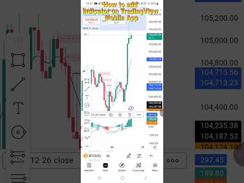 How to Add Indicator in TradingView Mobile App (Step-by-Step Guide) #shorts #tradingview