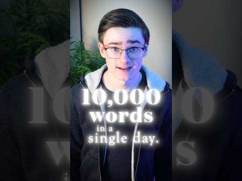 How I wrote nearly 10,000 words in 1 day.