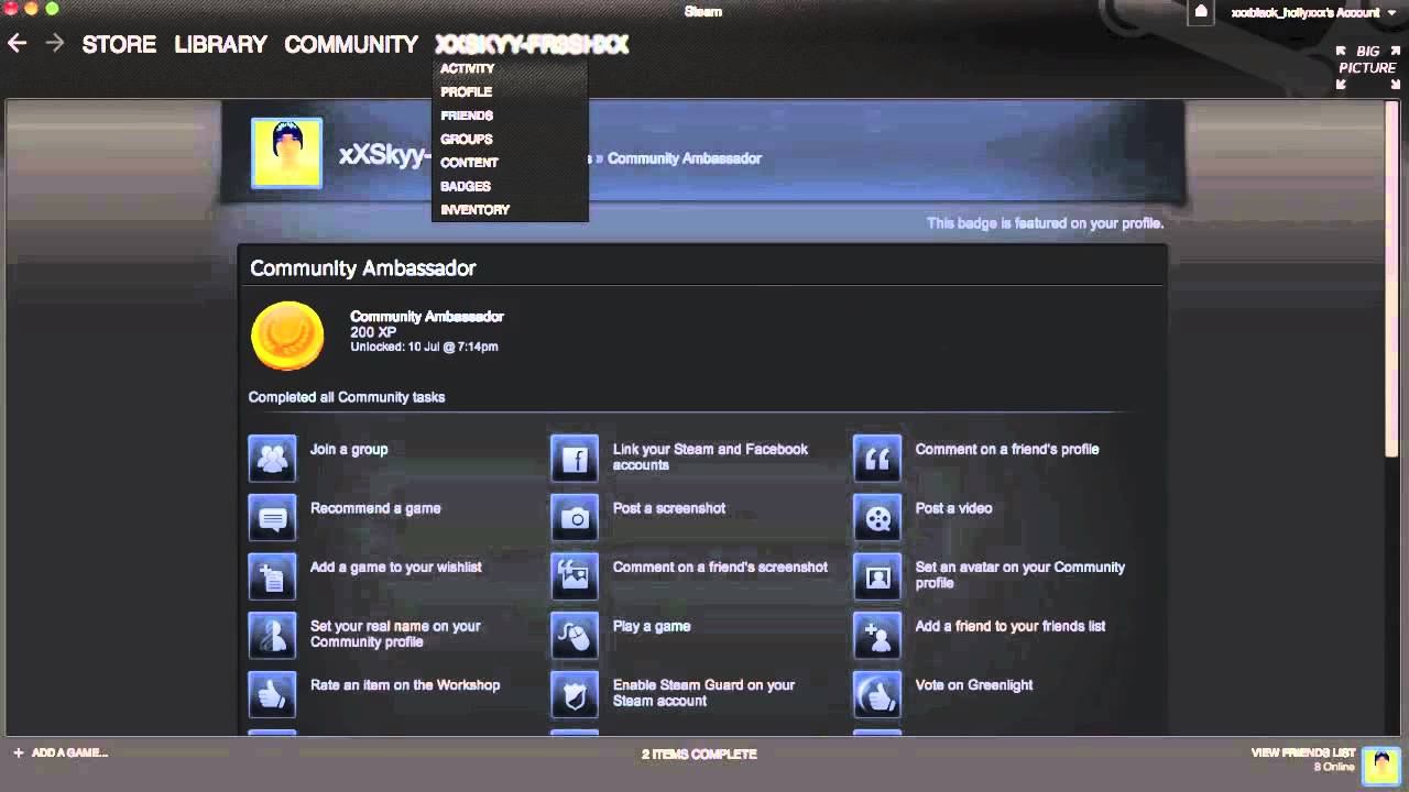 Steam Community Ambassador Achievement Help - Vote On Greenlight