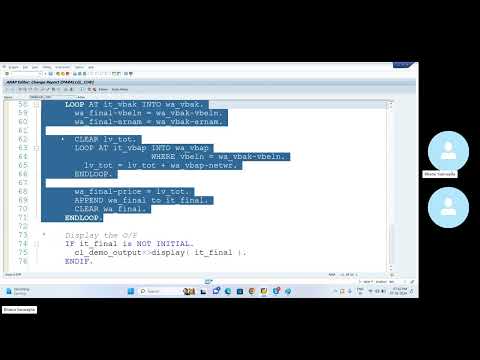 Parallel Cursor | SAP ABAP | SAP ABAP for Freshers