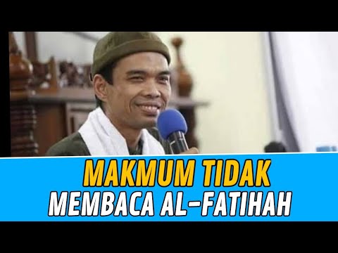 Dalam Sholat Berjamaah, Bolehkah Makmum Tidak Membaca Al-Fatihah? | Ustadz Abdul Somad, Lc. MA