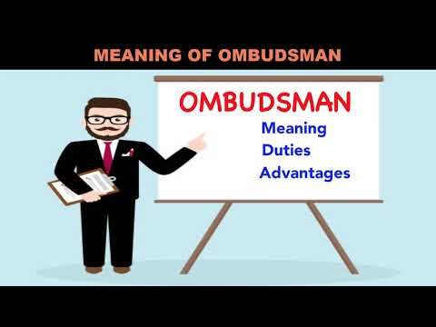 Concept of Ombudsman