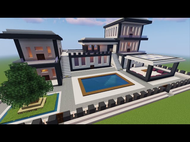 Edificio Moderno Minecraft Casa Moderna Minecraft Map