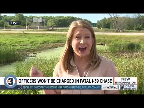 Officers won't be charged in high-speed I-39 crash that killed suspected kidnapper, his brother
