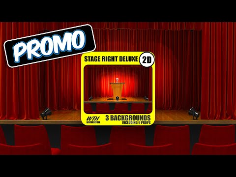 Stage Right – Deluxe - Cartoon Animator/Scene - Reallusion Content Store