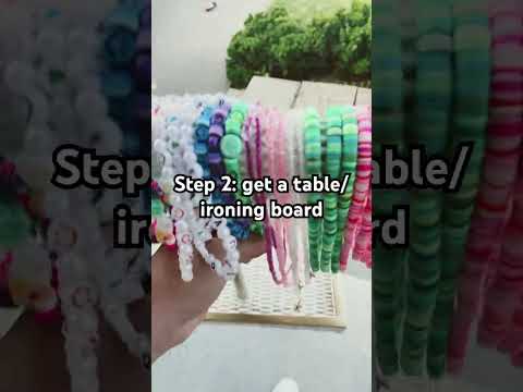 How to sell your homemade accessories #claybeads #organization #bracelets