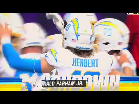 J.Herbert to D.Parham for a 3-yard touchdown vs Vikings 09/24/23