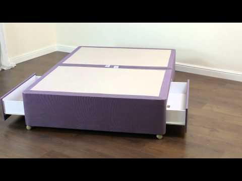Clayton Divan Base - Double - 2 Drawers - Sweet Dreams